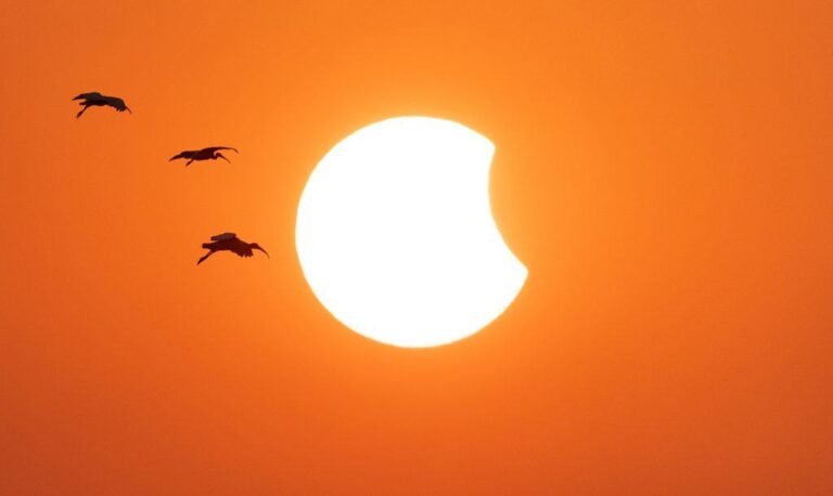 Por que as cores ficam diferentes durante um Eclipse Solar Total?